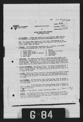 Silver Steel-Backed Bearings Lead-Indium Plated - AirCorps Library
