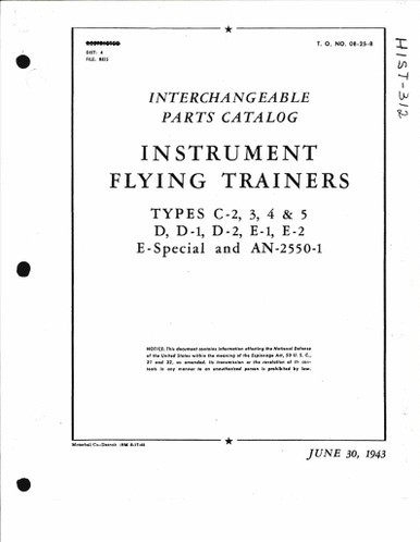 Interchangeable Parts Catalog for Instrument Flying Trainers - AirCorps ...