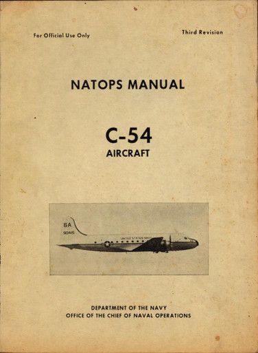 NATOPS Manual for C-54, Third Revision - AirCorps Library