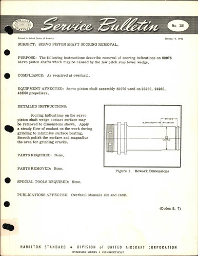 Servo Piston Shaft Scoring Removal - AirCorps Library