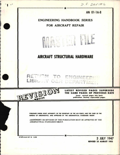 Aircraft Structural Hardware - AirCorps Library