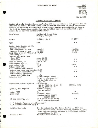 IO-470-D, -E, -F, and -G - AirCorps Library