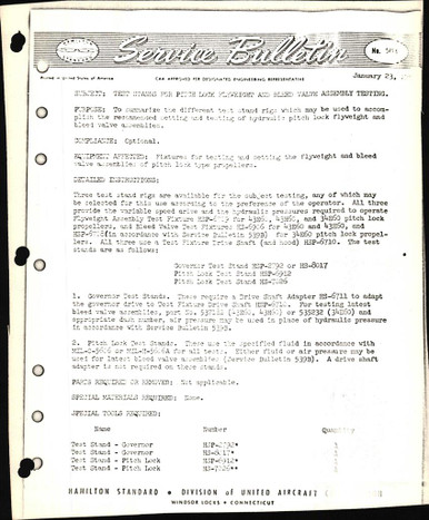Test Stands for Pitch Lock Flyweight and Bleed Valve Assembly Testing ...