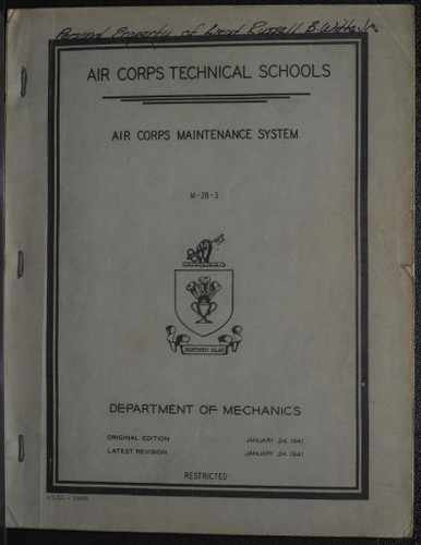 Air Corps Maintenance System - AirCorps Library