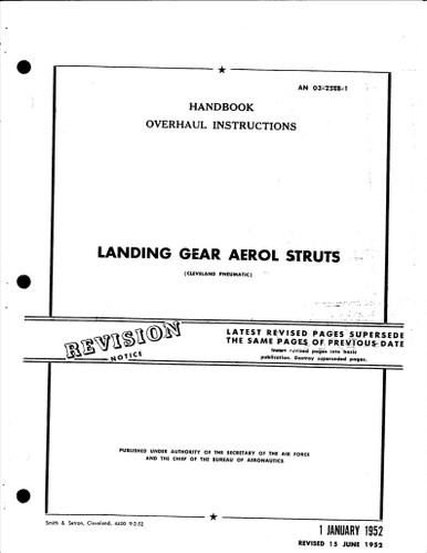 Handbook Overhaul Instructions for Landing Gear Aerol Struts - AirCorps ...