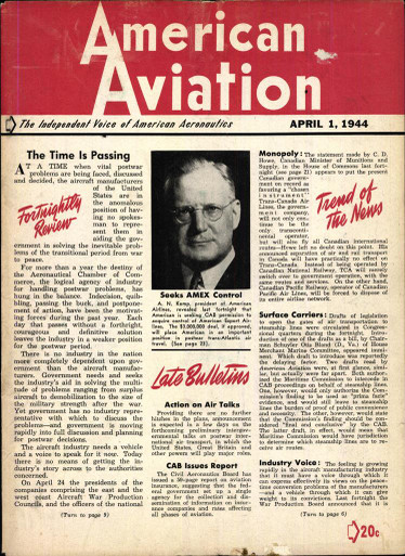 American Aviation Magazine - Volume 7 - No. 21 - AirCorps Library