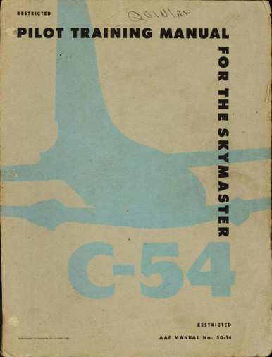 Pilot Training Manual for the Skymaster C-54 - AirCorps Library