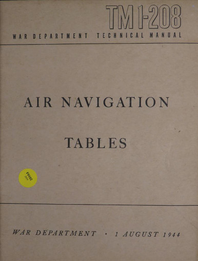Air Navigation Tables - AirCorps Library