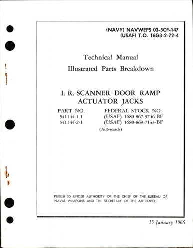 Illustrated Parts Breakdown for I.R. Scanner Door Ramp Actuator Jacks ...