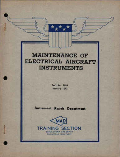 Maintenance of Electrical Aircraft Instruments - Instrument Repair ...