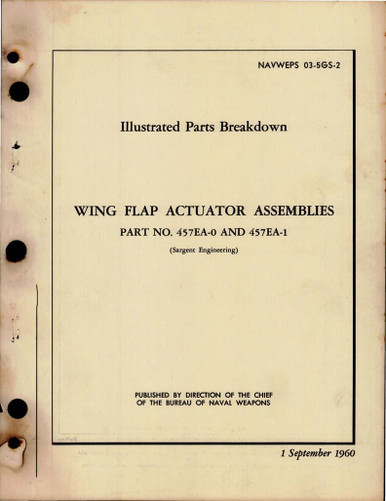 Illustrated Parts Breakdown for Wing Flap Actuator Assemblies - Part ...