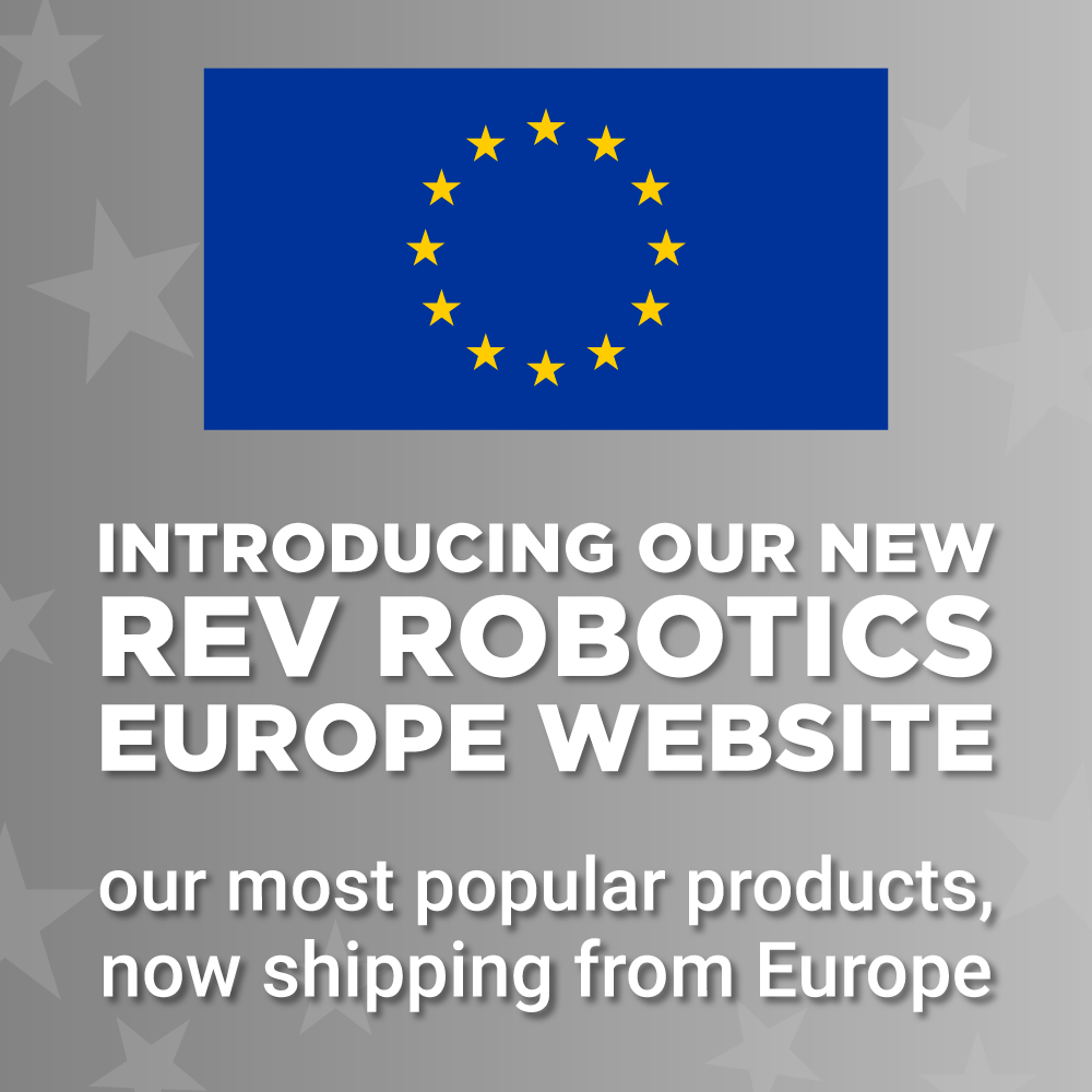 Welcome to the REV Robotics Europe Website! - REV Robotics - Europe