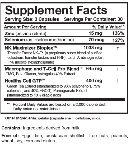Researched Nutritionals Transfer Factor Multi-Immune (mushroom free ...