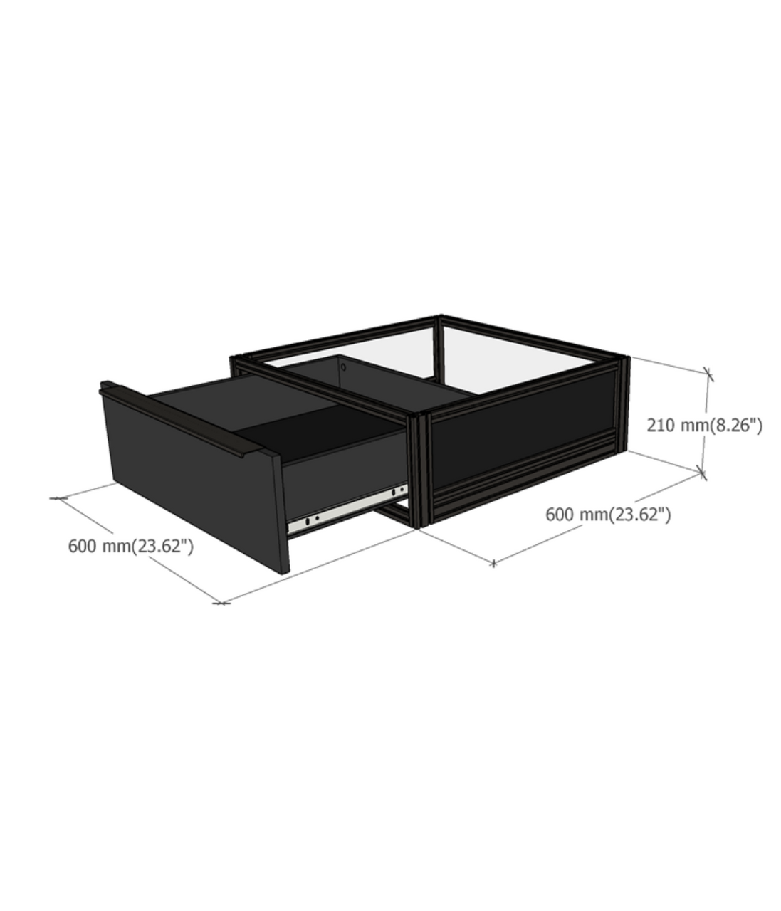 DF Series Display Risers With Drawers