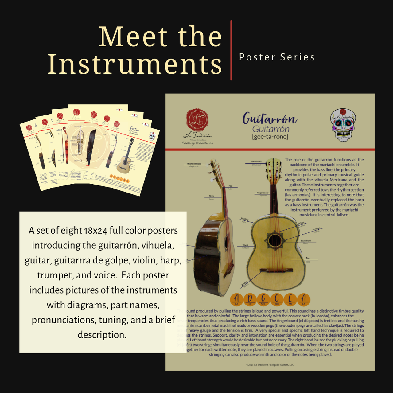 Meet The Instruments (8 POSTER PACKAGE) - La Tradición Music
