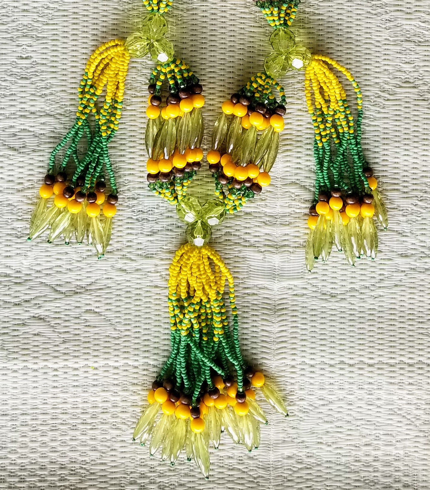 COLLAR DE MAZO GRANDE LARGE MAZO ILEKE - YEMAYA CHANGO