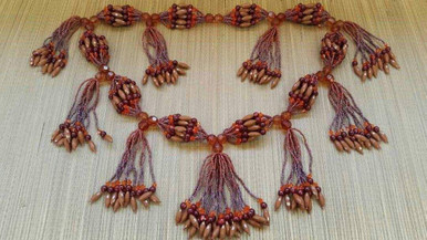 COLLAR DE MAZO GRANDE LARGE MAZO ILEKE - YEMAYA CHANGO