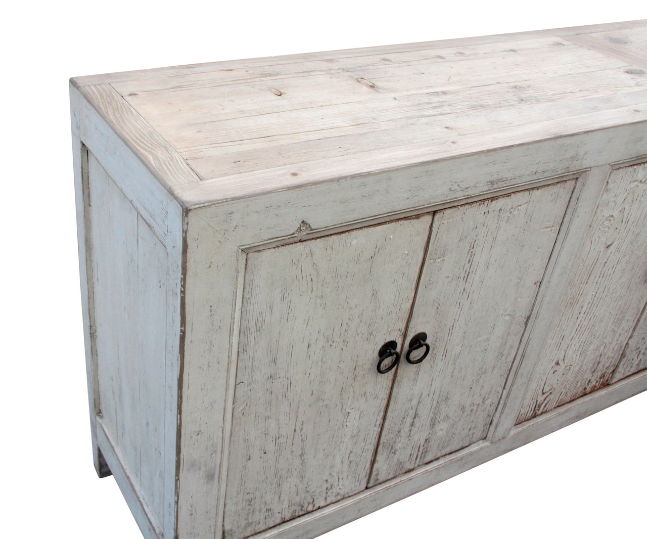 Amalfi Two Tones Buffet Six Door Sideboard Antique Off White 87x18x35H ...
