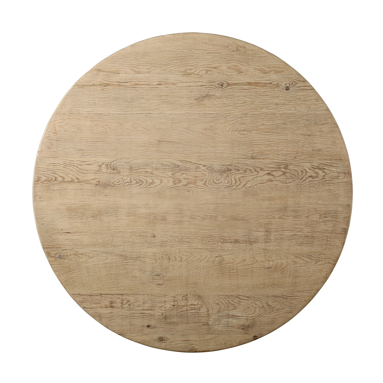 60 Inches round dining table weathered natural PRE-ORDER ONLY - Lilys ...
