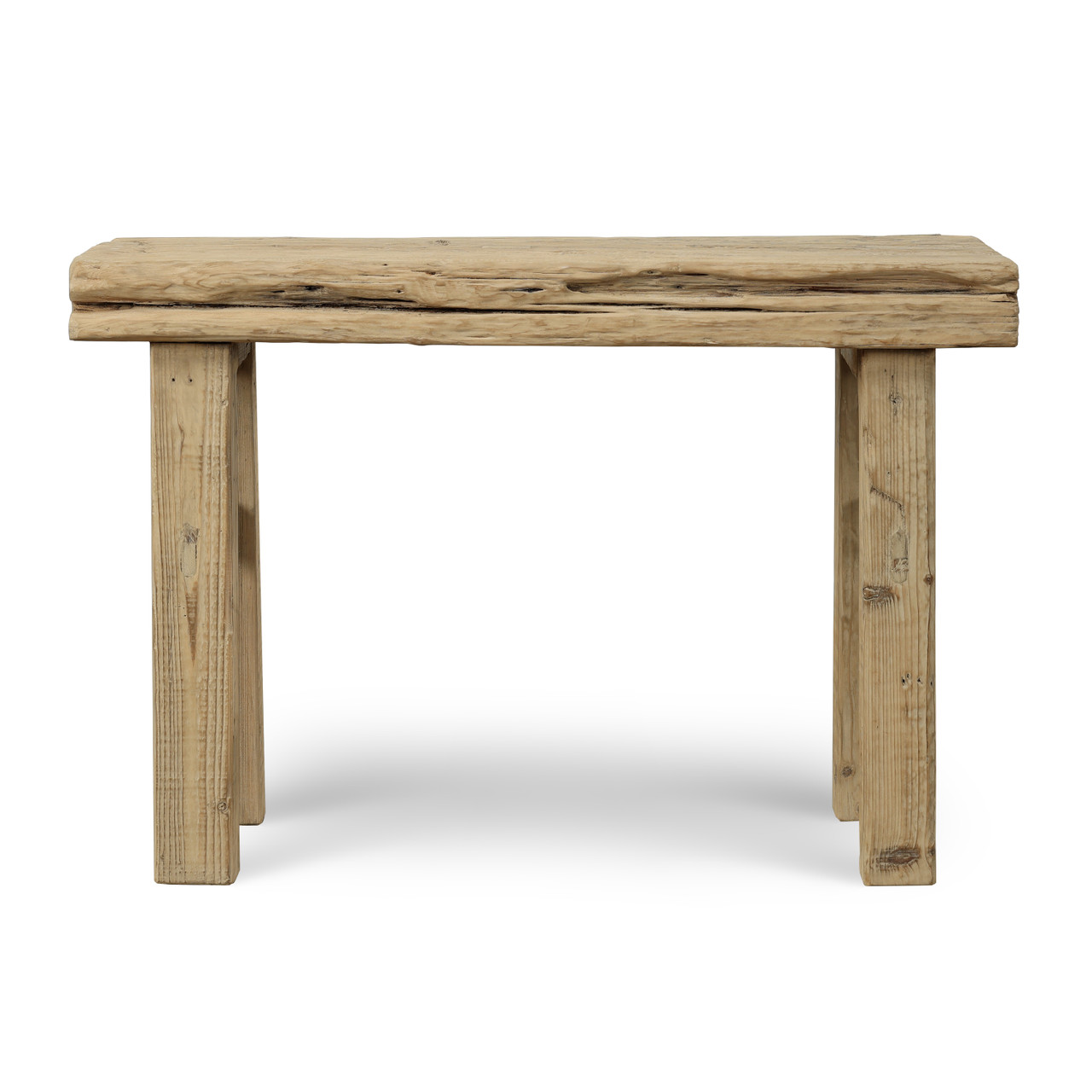 Seaside Slab Console-46"Wide Weathered Natural