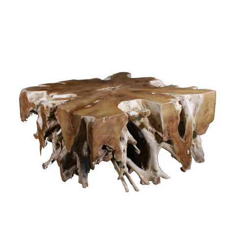 Coffee Table Teak Root Block 47x47 - Lilys Living