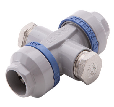 Champion Quick Lock Air Pipe - Straight Union Pipe Connector with Port