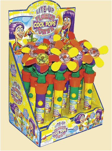 Lite Up Flower Cool Pops - CandyMachines.com