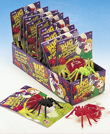 Bug Factor Spider Arackneggz, .71 oz--DISC-11/07 - CandyMachines.com