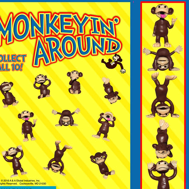Monkeyin' Around Figurines Vending Capsules (2-inch) 250 ct ...