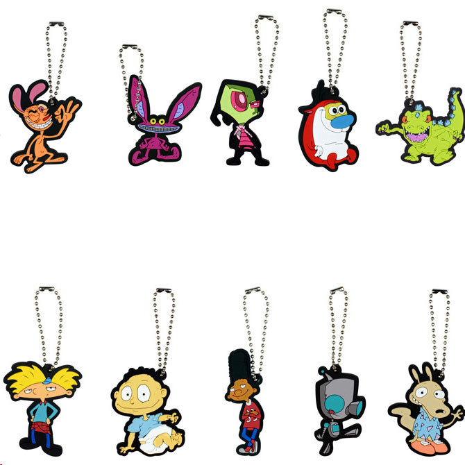 Nick 90's 2D Figure Keychains Vending Capsules (2-inch) - CandyMachines.com