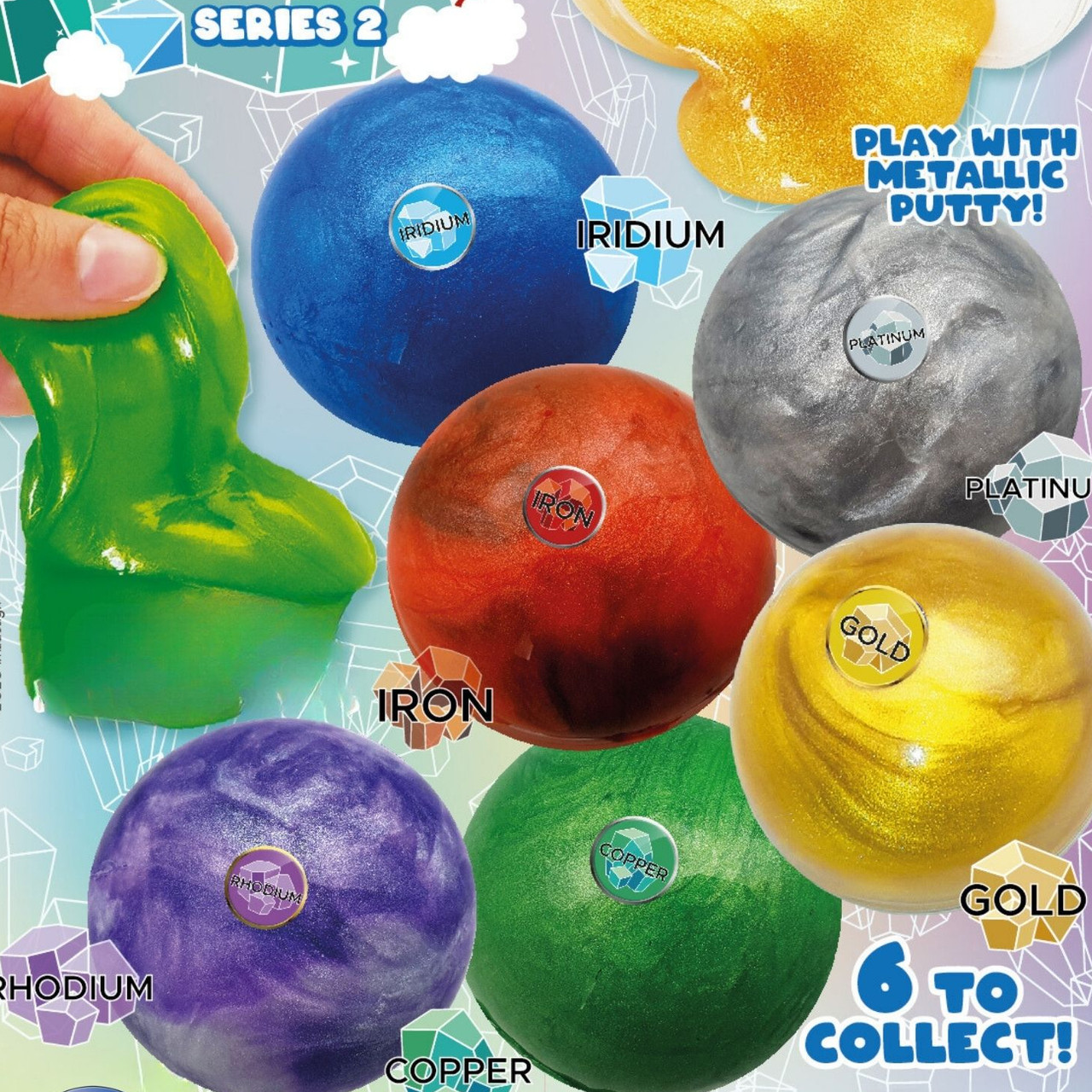 Metallic Putty Vending Capsules (2 inch) | Candymachines.com
