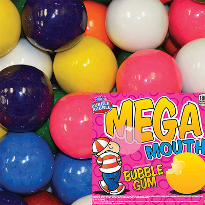 Mega Mouth Candy Filled Gumballs (2 inch) 138 ct - CandyMachines.com