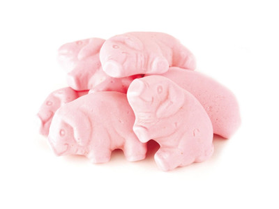 Gummy Pink Pigs Bulk Candy (6 lbs) - CandyMachines.com