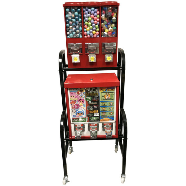 Multi-Vend 6 Way Sticker and Tattoo Vending Machine Rack ...