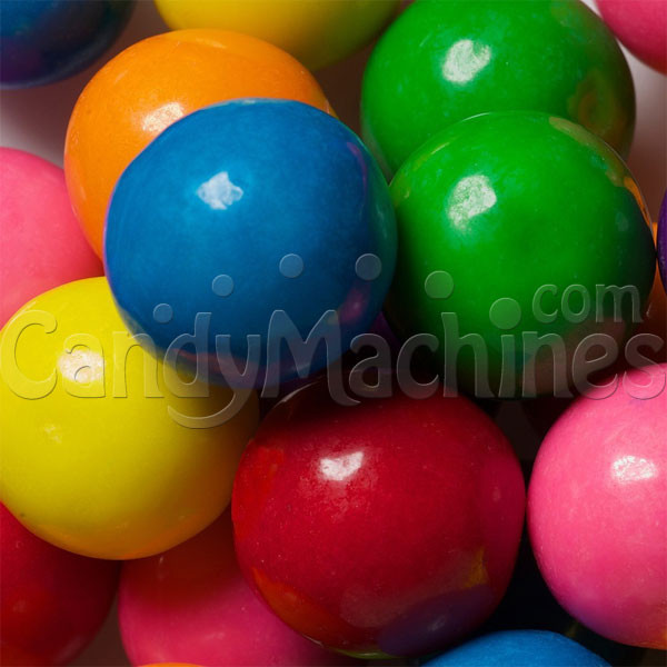 Assorted 10 Color Mix Vending Gumballs (1-inch /850 ct) | CandyMachines.com