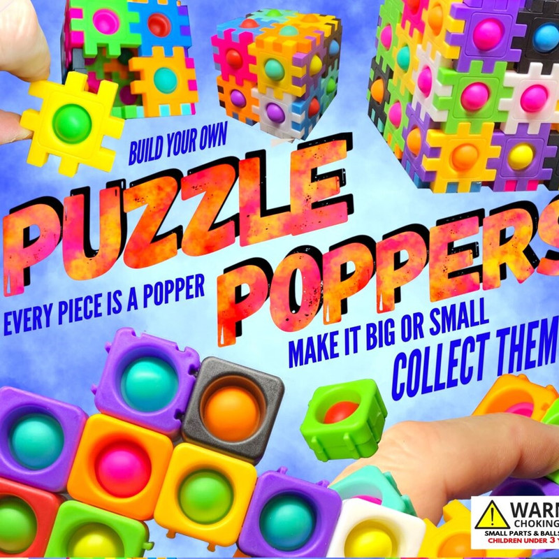 Fidget Bubble Poppers Vending Capsules (2 inch) 250 ct - CandyMachines.com