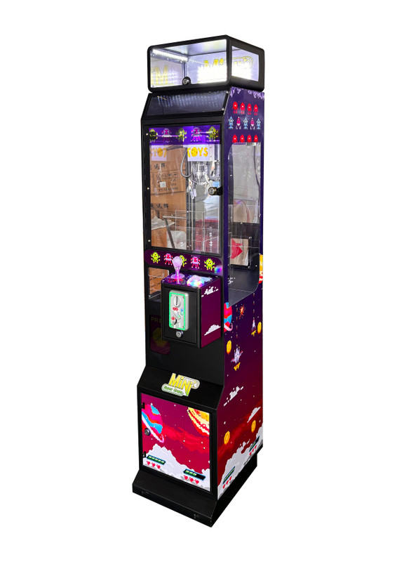 Blue Super Mini Crane Claw Vending Machine, 2-Year Warranty