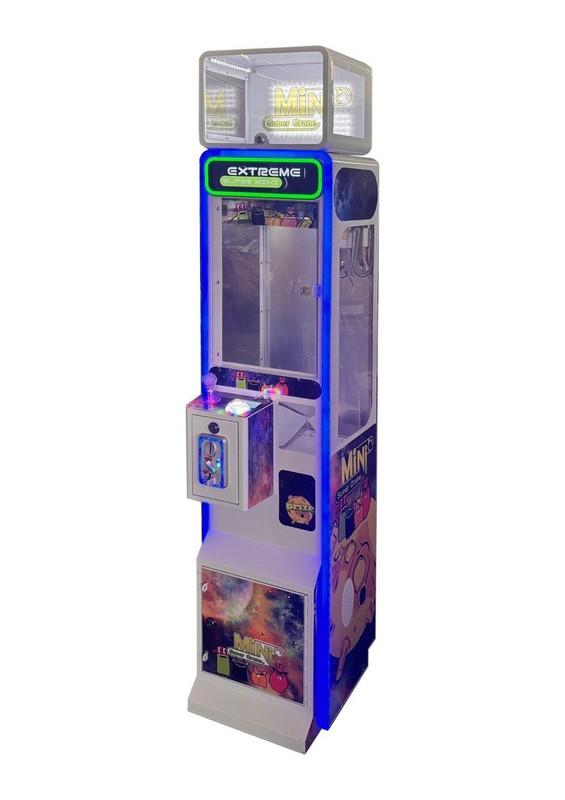 Blue Super Mini Crane Claw Vending Machine, 2-Year Warranty