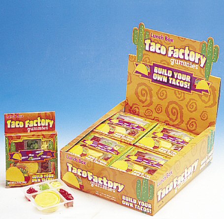 Gummi Lunchbox Taco Factory - CandyMachines.com