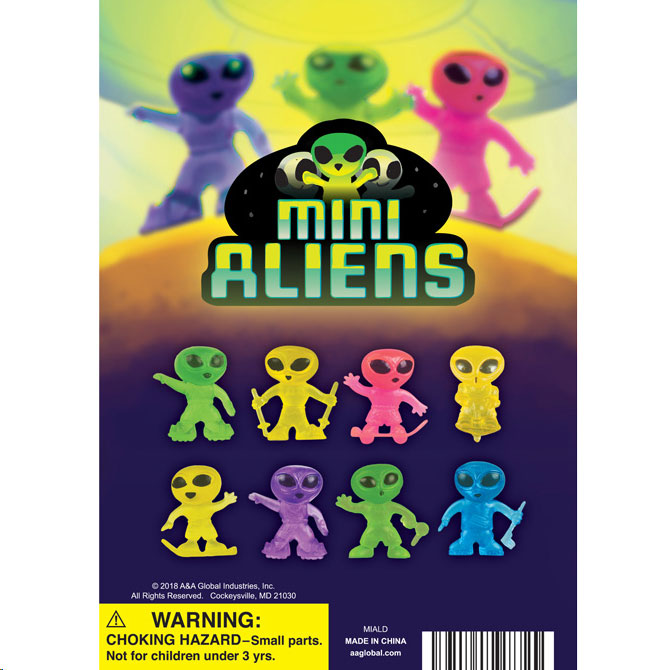 Martian Men Neon Series 10 Vending Capsules (1-inch) - CandyMachines.com