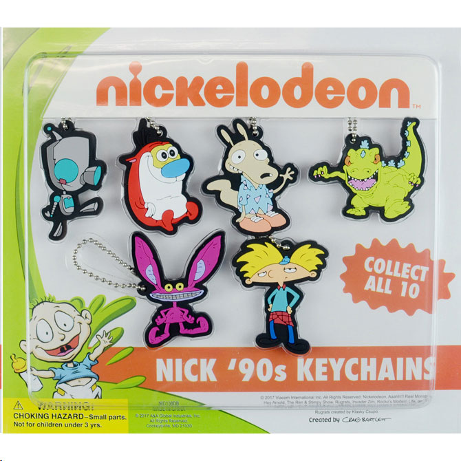 Nick 90's 2D Figure Keychains Vending Capsules (2-inch) - CandyMachines.com
