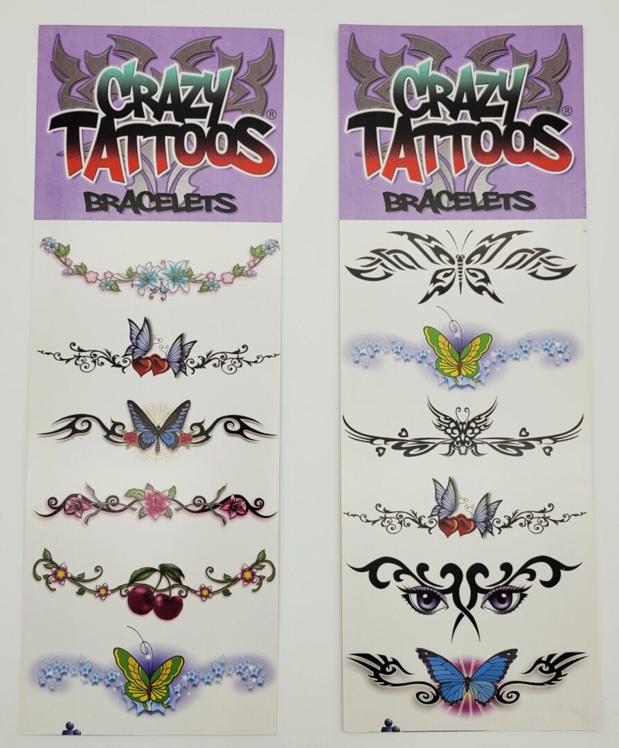 Bracelet Temporary Vending Tattoos (300 ct) - CandyMachines.com