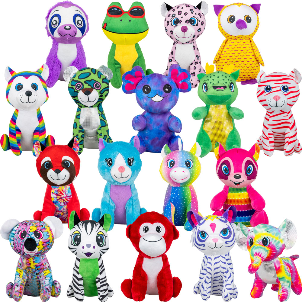 Medium Generic Plush #77 Mix (8-9 inch) 108 ct - CandyMachines.com