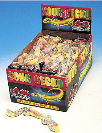 Gummi Gecko, Sour - CandyMachines.com