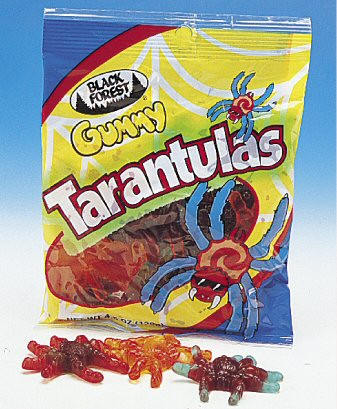 Black Forest Gummy Tarantulas - CandyMachines.com