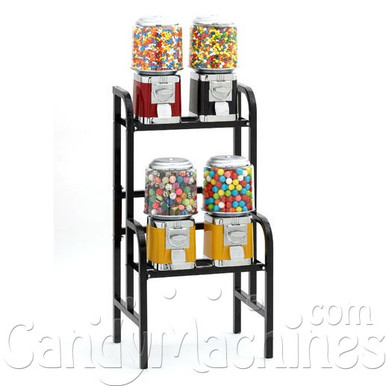 Rhino 4 Unit All Metal Bulk Vending Machine Combo | CandyMachines.com