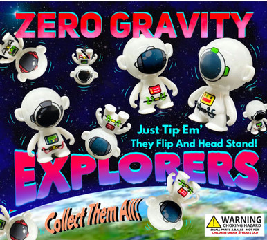 Zero Gravity Spacemen Vending Capsules (2 inch) 250 ct - CandyMachines.com