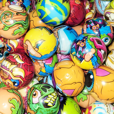 Bad Balls Foam Balls 100 ct (2.75 inch) - CandyMachines.com