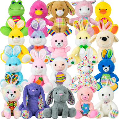 Jumbo Generic Easter Plush Mix #2 (40 ct) 12-15 inch - CandyMachines.com