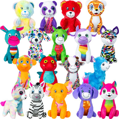 Medium Generic Plush #62 Mix (8-9 inch) 108 ct - CandyMachines.com